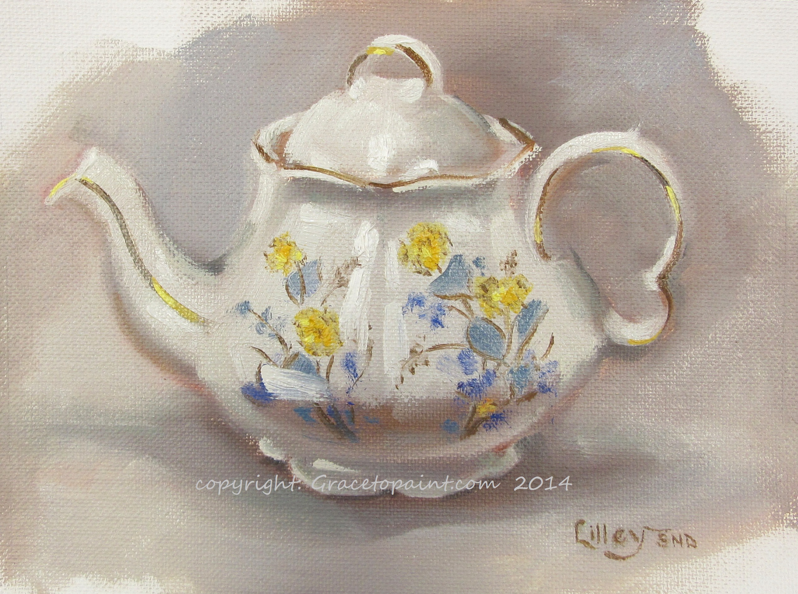 Painted Teapot - Grace to Paint
