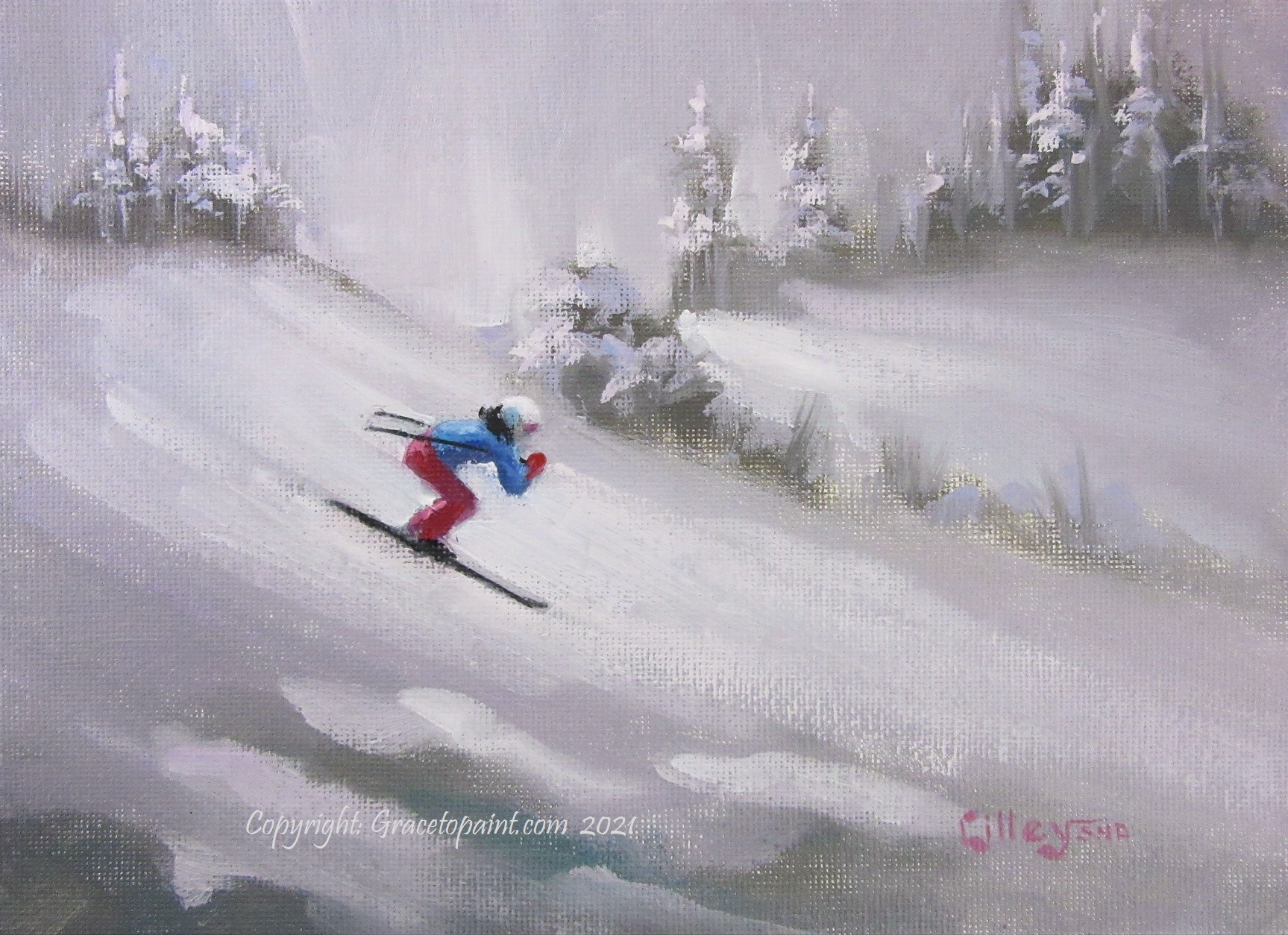 Silver Sweep - Grace to Paint