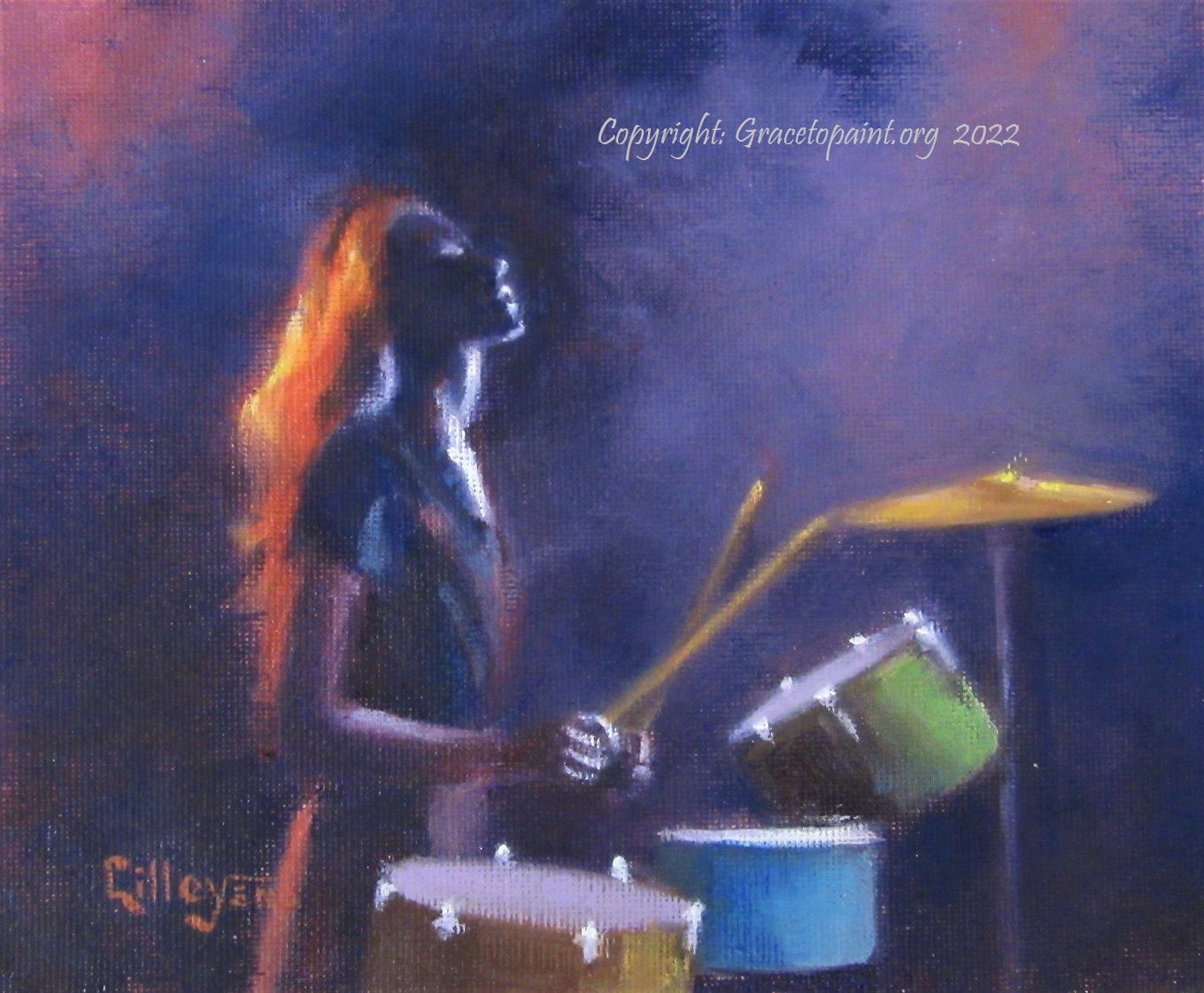 Drummer Girl - Grace to Paint