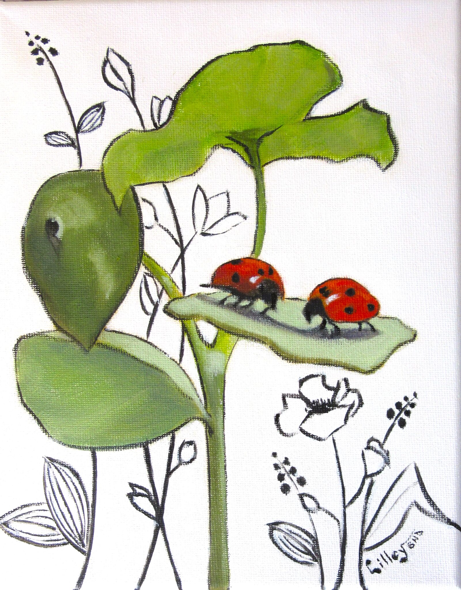 Ladybugs! - Grace to Paint